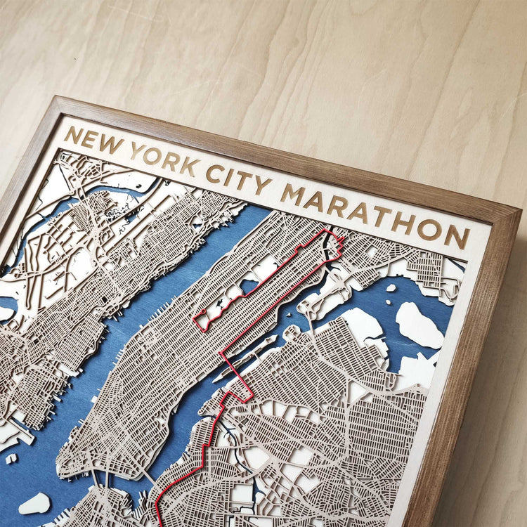 The Ultimate Runner's Gift Guide: Wooden Maps of Iconic Marathons ...