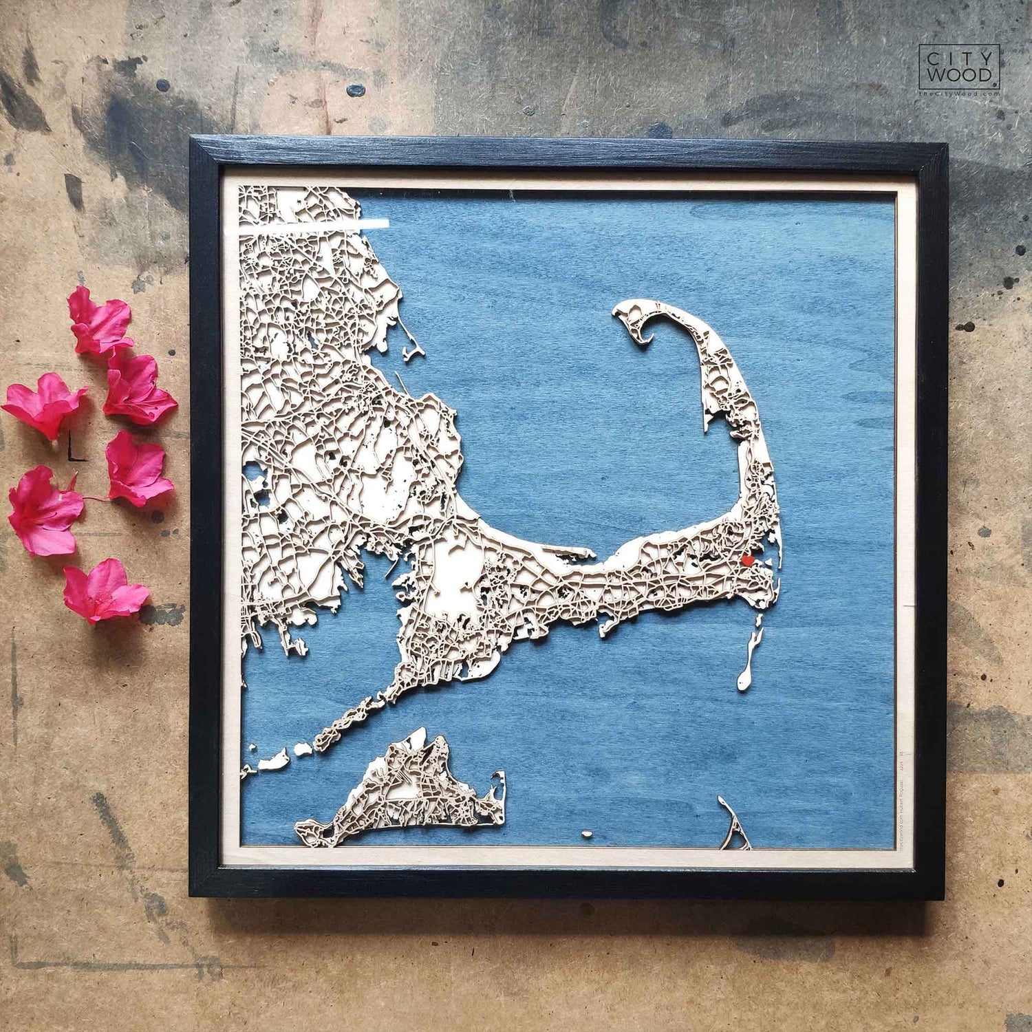 5th Anniversary Gift Ideas: Customized Laser-Cut & Engraved Wooden Maps ...